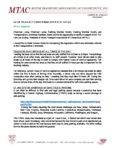 mtac-testimony-sb-713-20190214 - Motor Transport Association of Connecticut