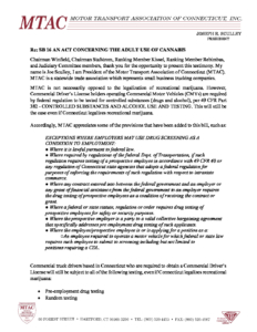 mtac-testimony-sb16-20200305 - Motor Transport Association of Connecticut