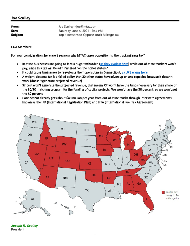 mtac-email-to-legislators-20210605 - Motor Transport Association of ...