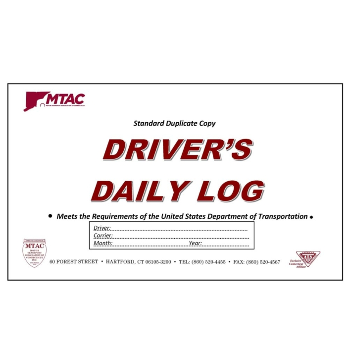 Driver’s Daily Log Book - MTAC